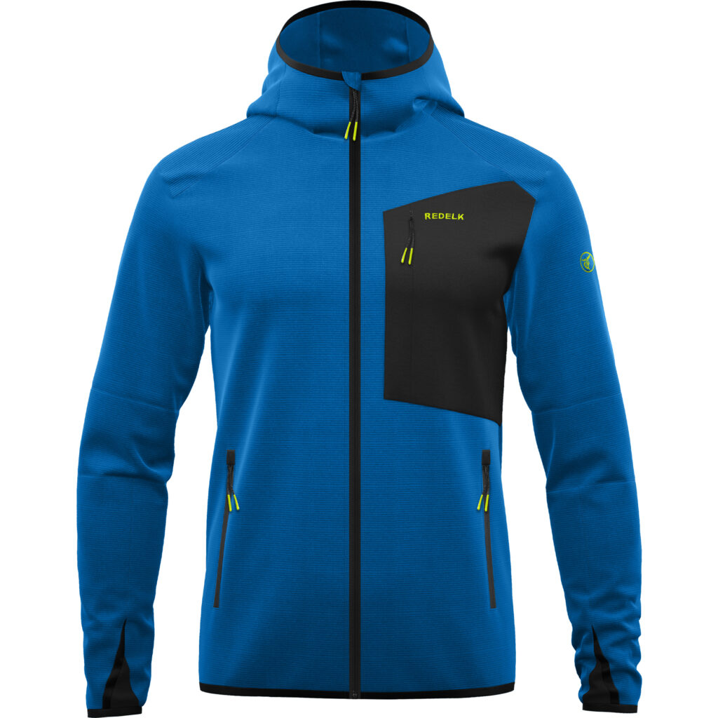 Raul 2 - Men's hooded power-fleece - Redelk